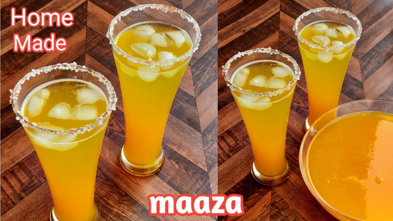 Maaza| Home Made Maaza Recipe| 2 Chijo Se Banaye Maaza| Frooti| - YouTube
