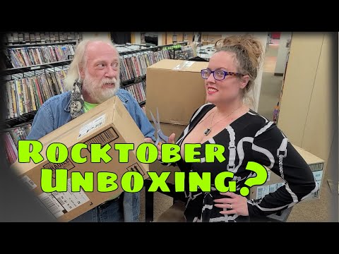 Unboxing New Rocktober Vinyl Records in the Record Store