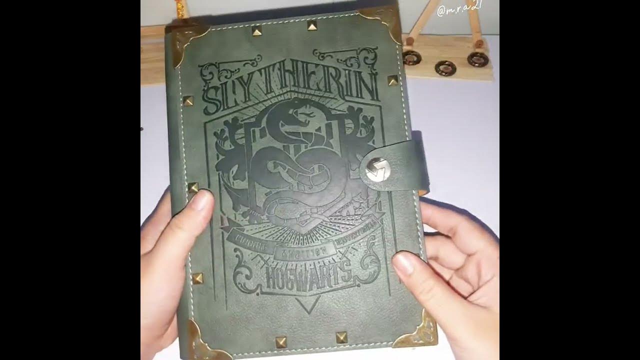 Unboxing Slytherin Binder Notes A5 Harry Potter - YouTube