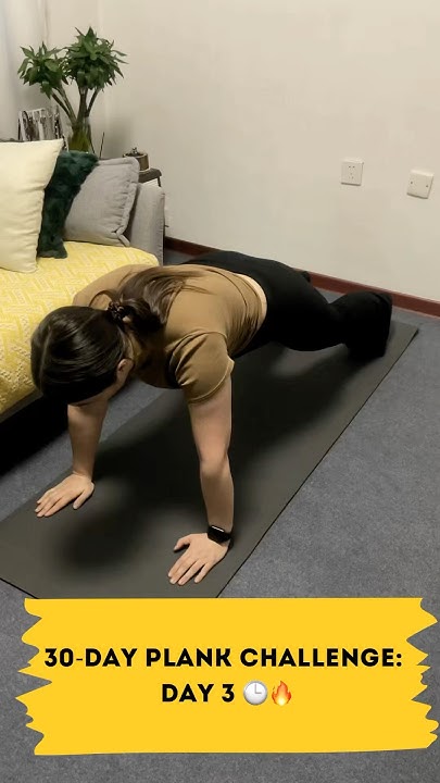 Hi everyone! It's day 3 of my 30-day plank challenge. Let’s see how far I can go! - YouTube