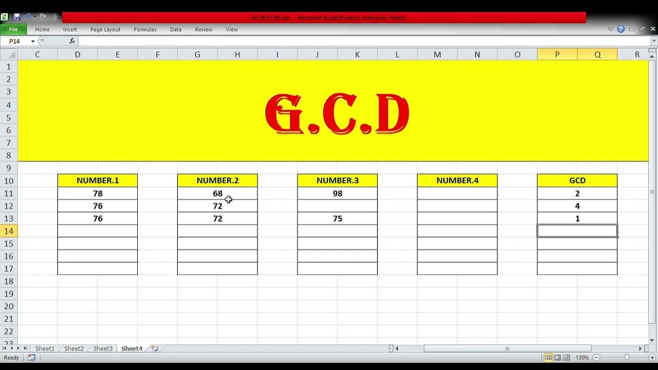 GCD EXCEL FUNCTION YouTube gcd-excel-function-youtube