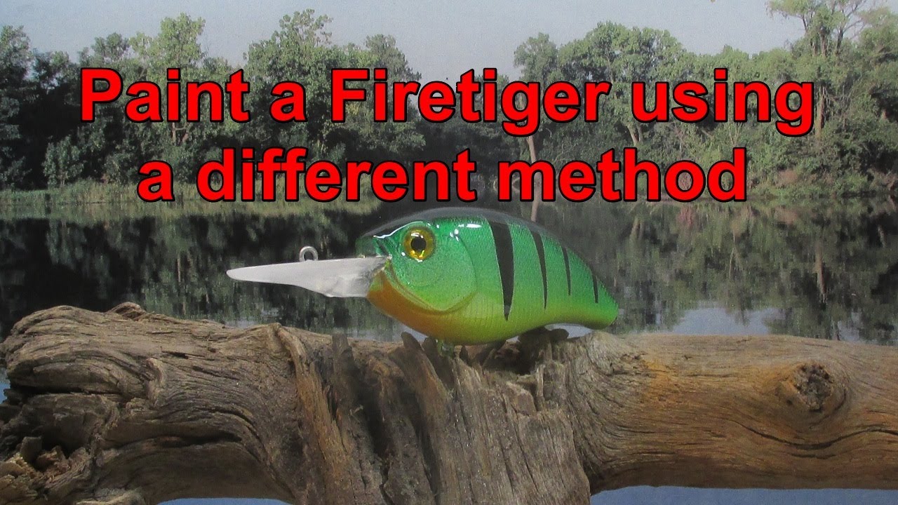 paint a fire tiger a different way - YouTube