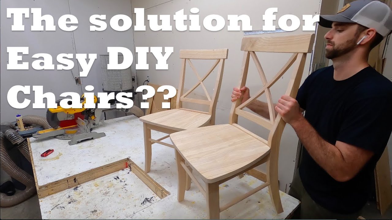 DIY Dining Chairs - International Concept Unfinished Chairs - Unboxing ...
