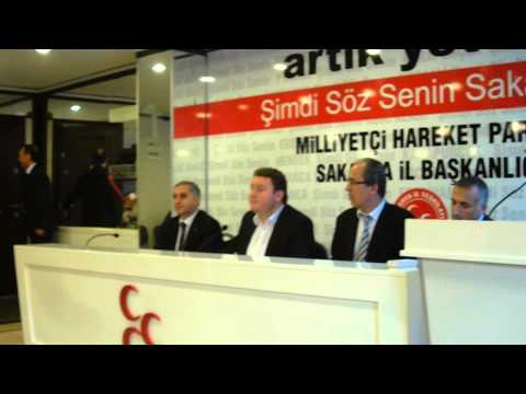 MHP Sakarya İl başkanı Muhammet Levent BÜLBÜL 12 Kasım 4