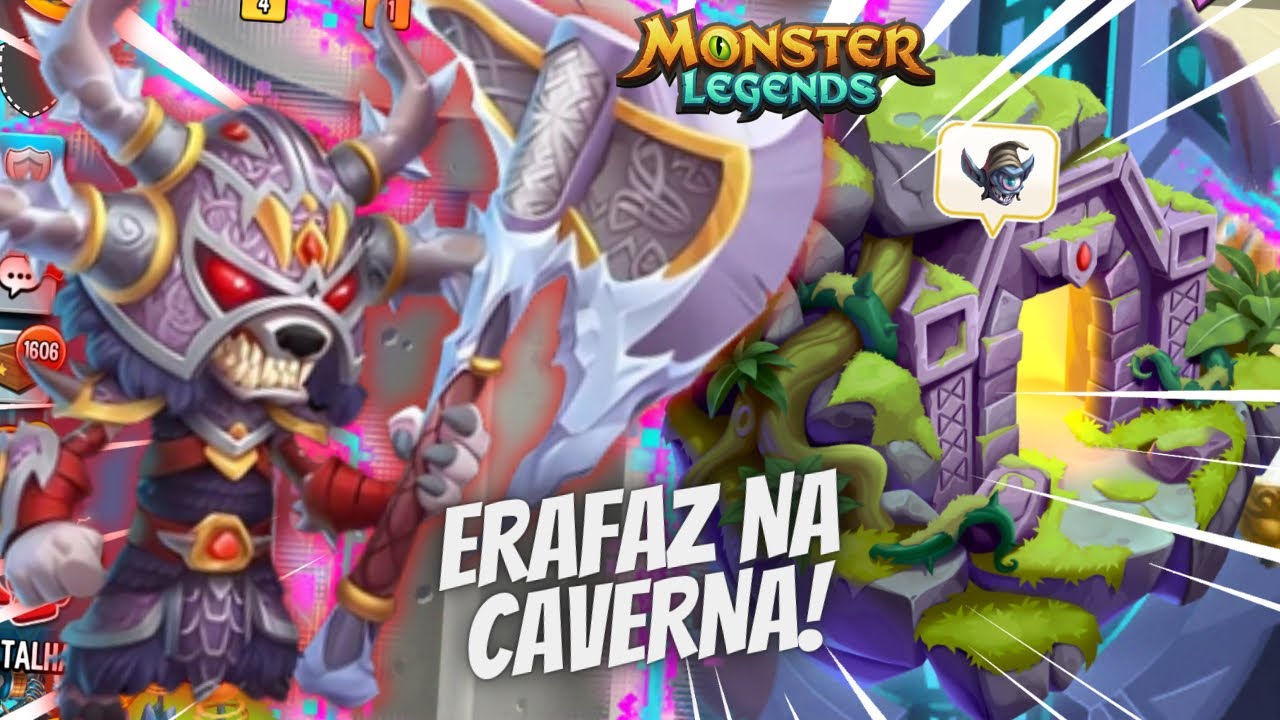TENTEI PEGAR A ERAFAZ NA CAVERNA DO TESOURO E DEU MUITO RUIM! (Monster ...