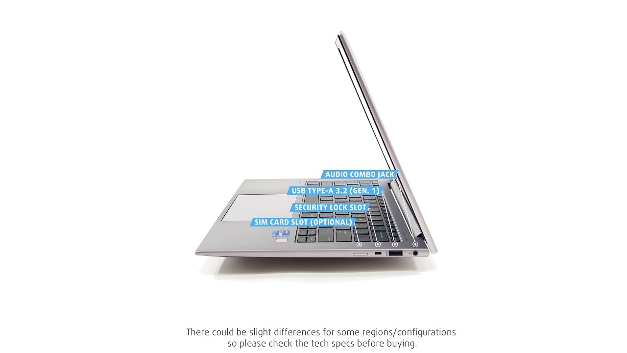 🔄 HP ZBook Firefly 14 G10 - Ports info and 360º look - YouTube