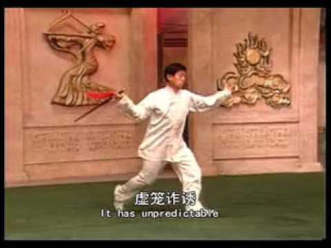 Chen Zhenglei Chen style Tai Chi Single Sword 1/2 - YouTube