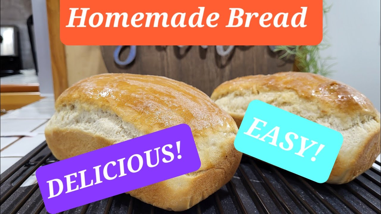 How To Make Easy Homemade Bread - YouTube