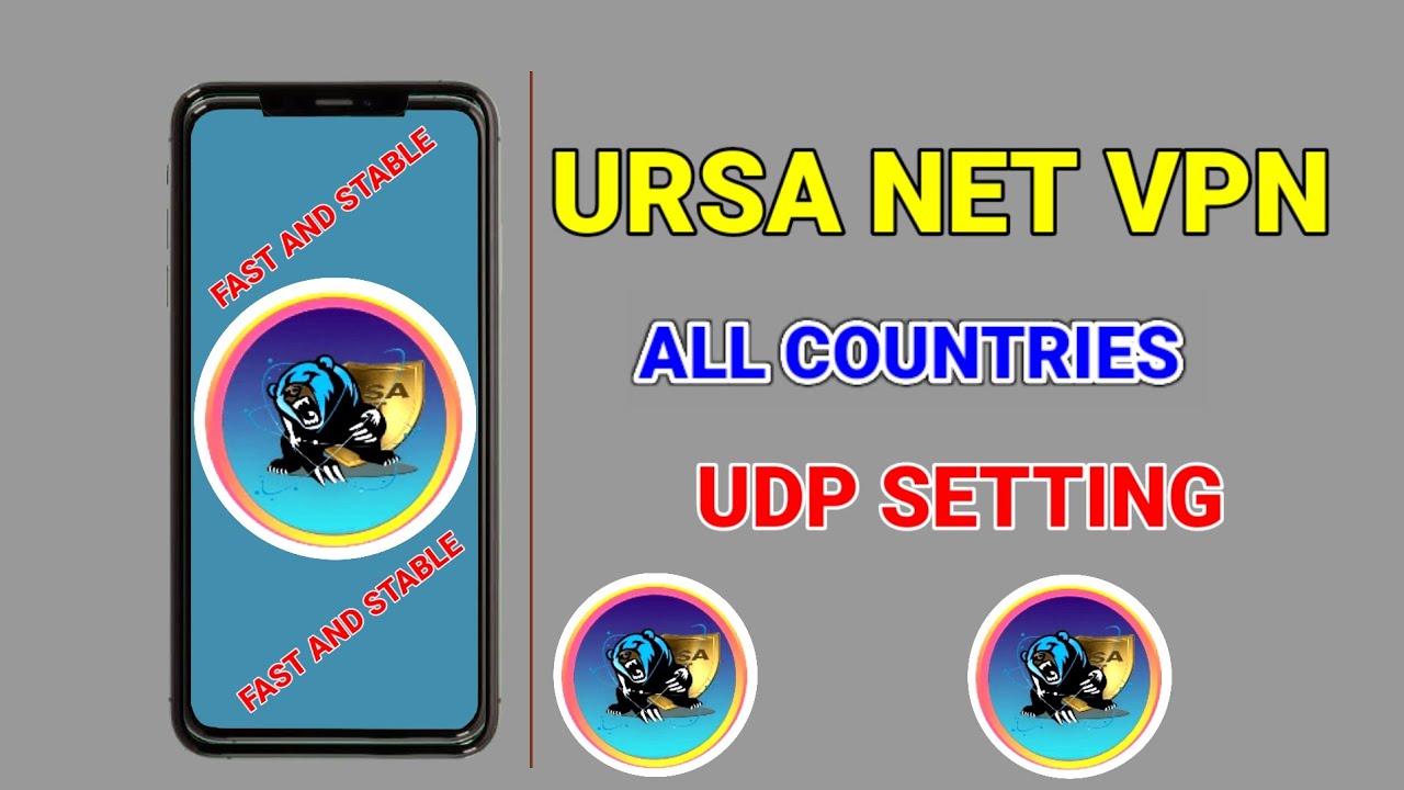 How to setup Ursa Net VPN with udp setting for secure browsing - YouTube