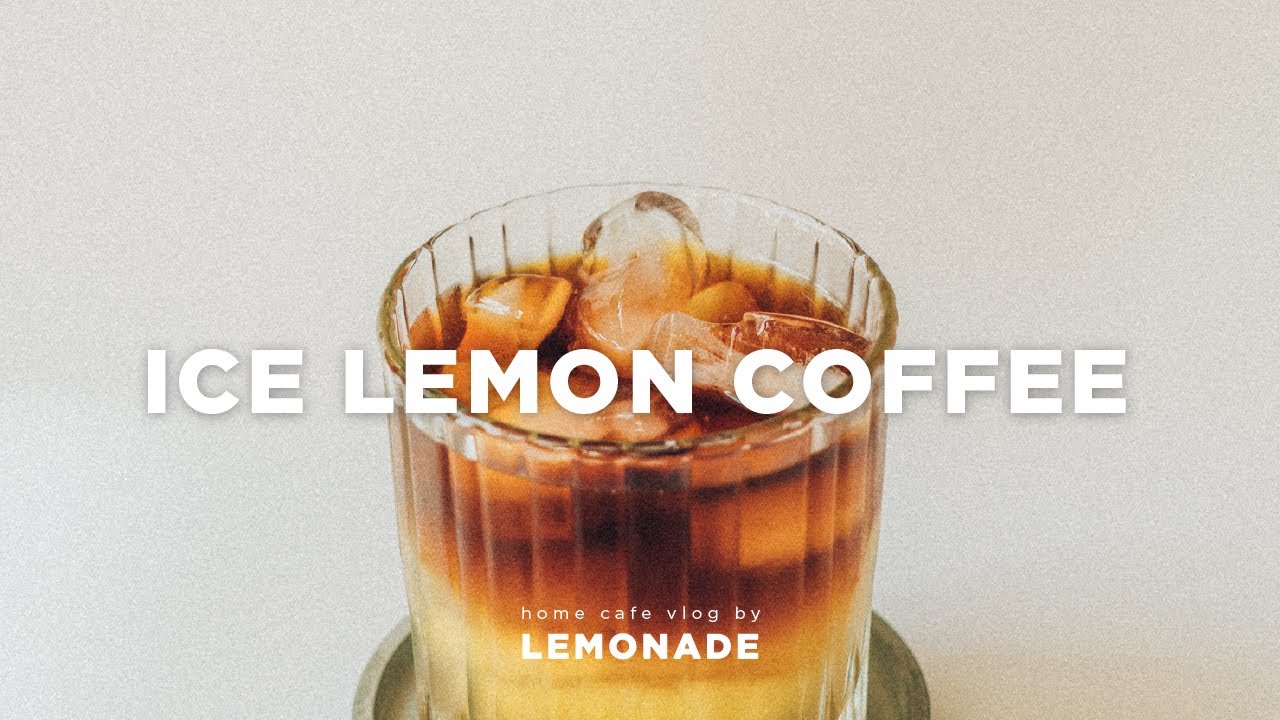 HOME CAFE | Ice Lemon Coffee - YouTube