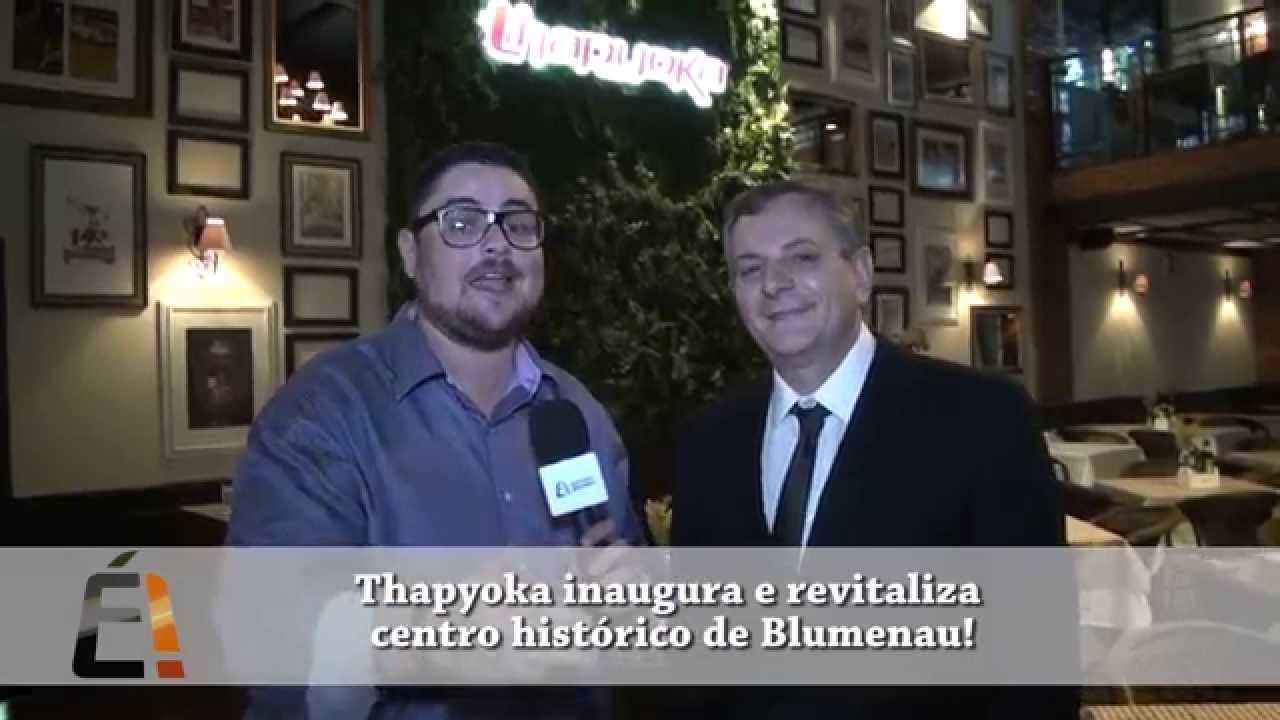 Programa É! Gustavo Siqueira - Thapyoka inaugura e revitaliza centro ...