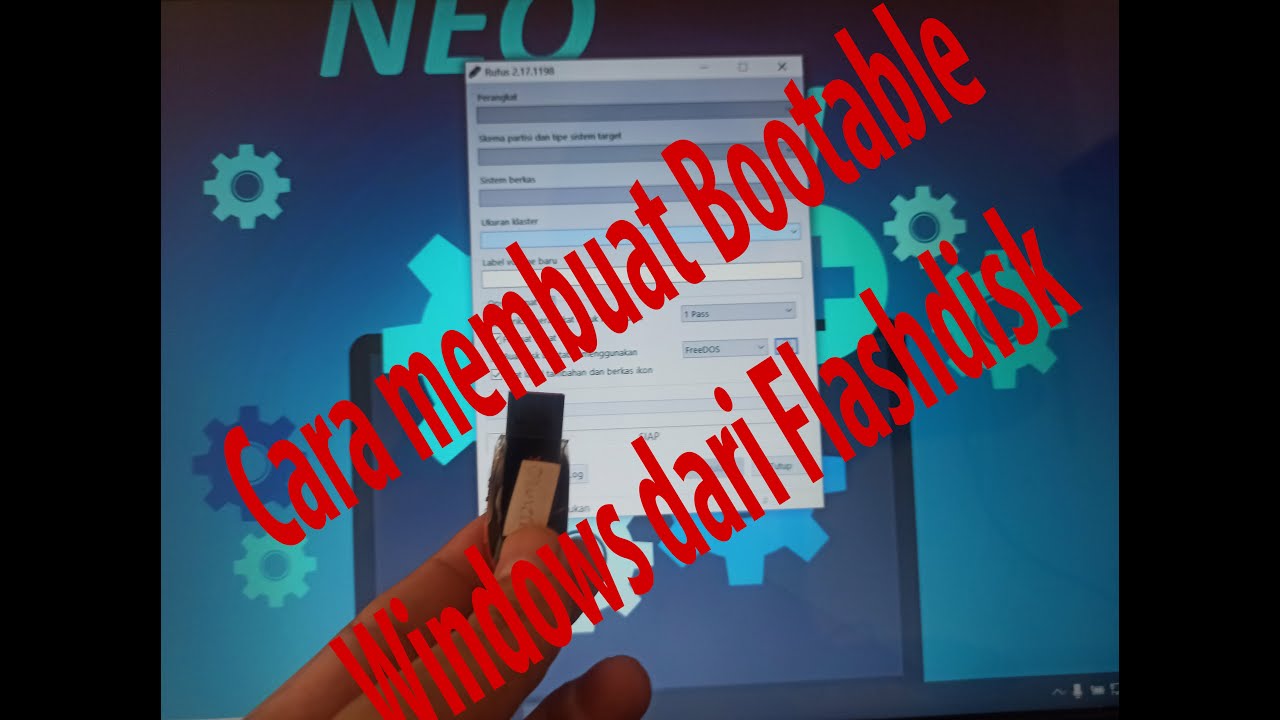 Tutorial membuat bootable windows dari flashdisk #1 - YouTube