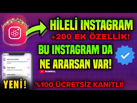 MODLU INSTAGRAM! İNDİR VE İNSTAGRAMI HACKER GİBİ KULLAN! %100 ÜCRETSİZ VE KANITLI! 2026 | Dumrul