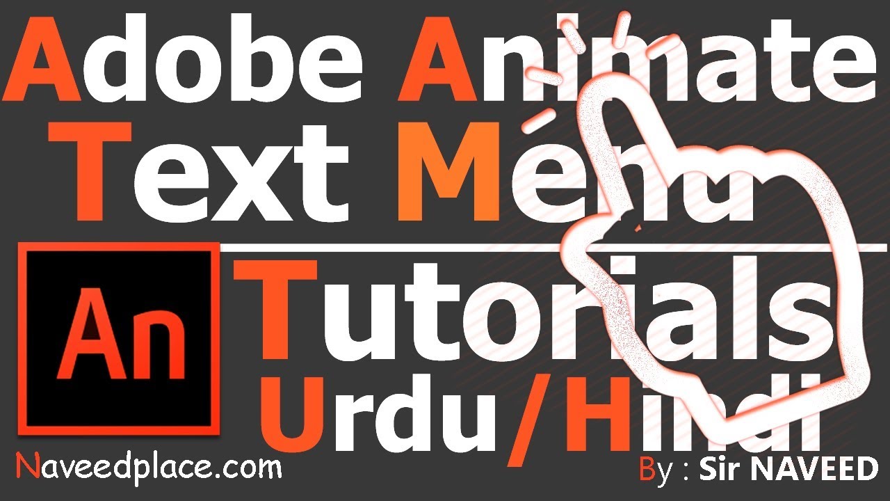 Adobe Animate Text Menu Tutorials With Video Lecture In adobe-animate-text-menu-tutorials-with-video-lecture-in