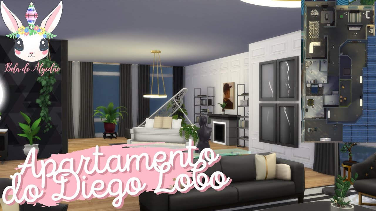 Reformei o apartamento do Diego Lobo | The Sims 4 - YouTube