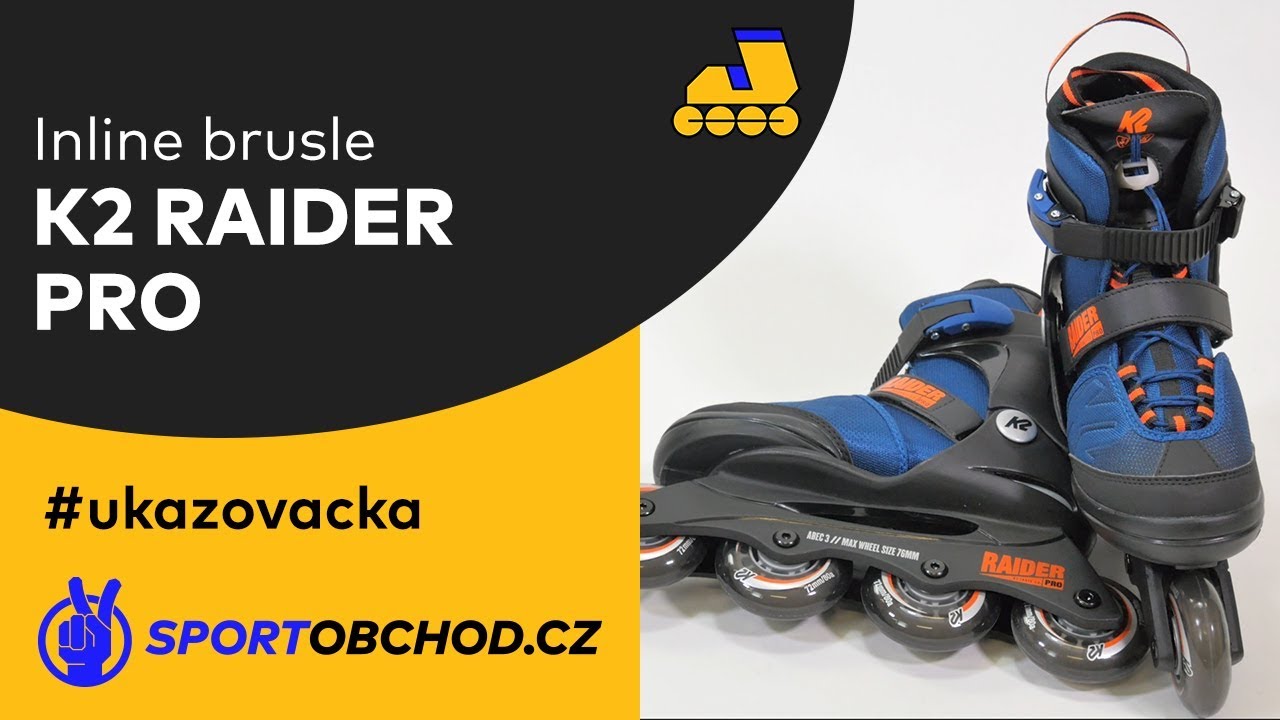 Inline brusle K2 RAIDER PRO #ukazovacka - YouTube