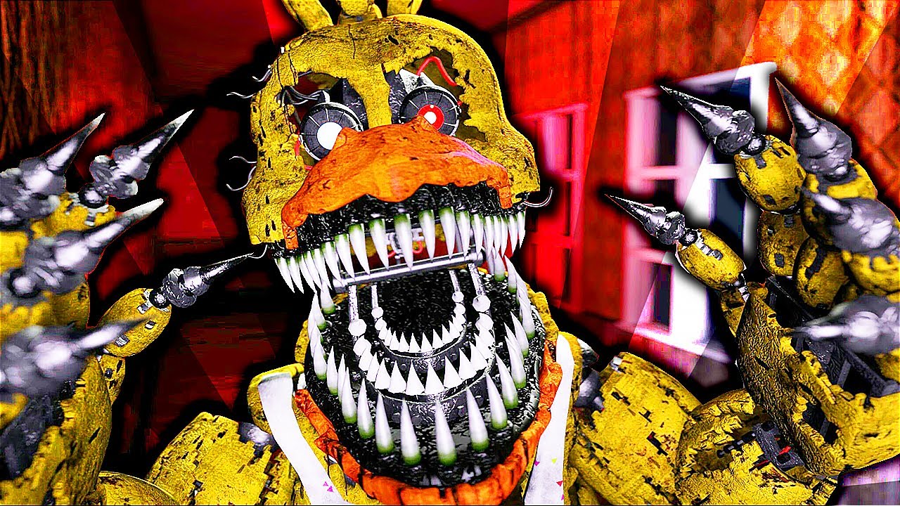 EU CONTROLO A NIGHTMARE CHICA * fnaf simulator * - YouTube