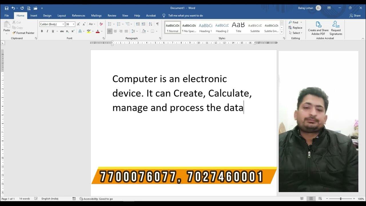 Basic Computer theory class || Computer basic knowledge - YouTube
