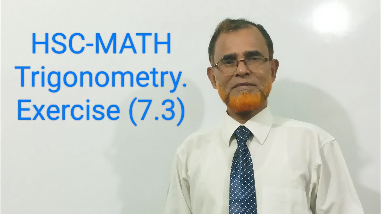 HSC-MATH Trigonometry. Exercise7.3) - YouTube