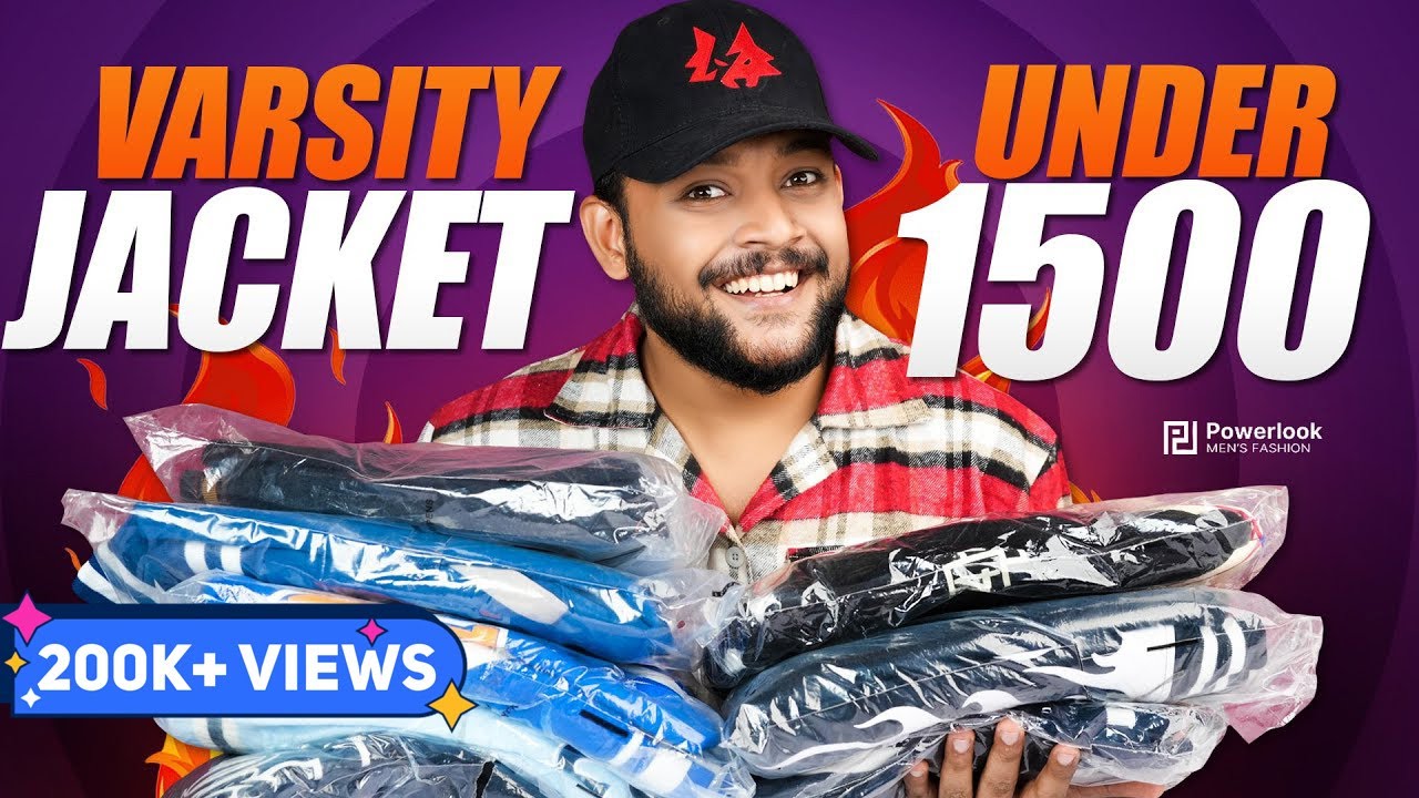 Best Powerlook Varsity/Bomber jacket Haul For Men 🔥 Varsity Jacket ...