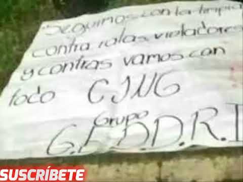 Los aterradores narcomensajes del CJNG - YouTube