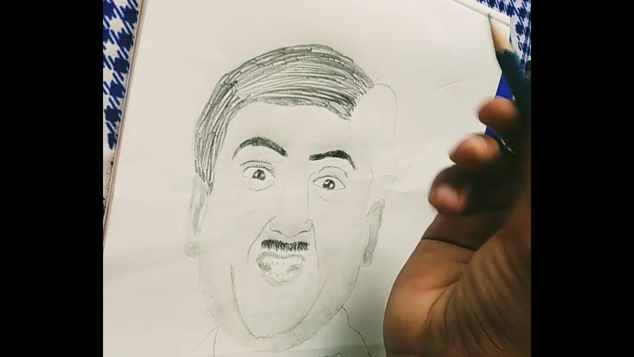 jethalal sketch shading tutorial step by step #drawing #jethalal #tmkoc ...