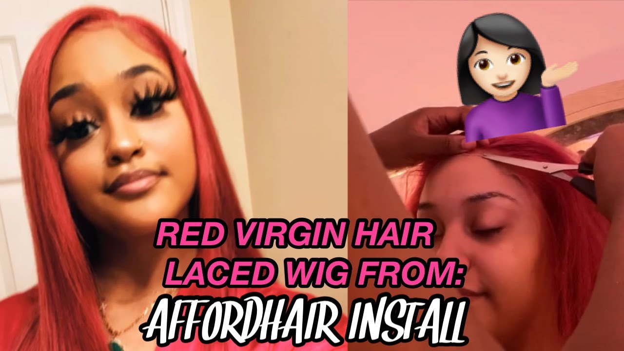 TYASIAH INSTALLS MY RED LACED 22inch WIG FROM AFFORDHAIR.COM | Tj The ...