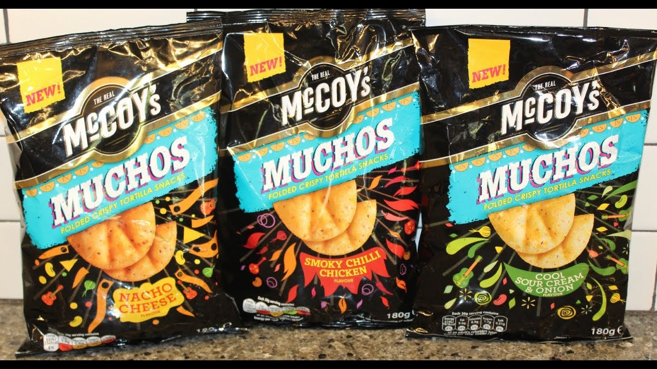 McCoy’s Muchos: Nacho Cheese, Smoky Chili Chicken & Cool Sour Cream ...