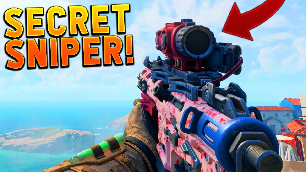 the DLC SMG SNIPER.... BO4 (SECRET DAEMON 3XB CLASS) - YouTube