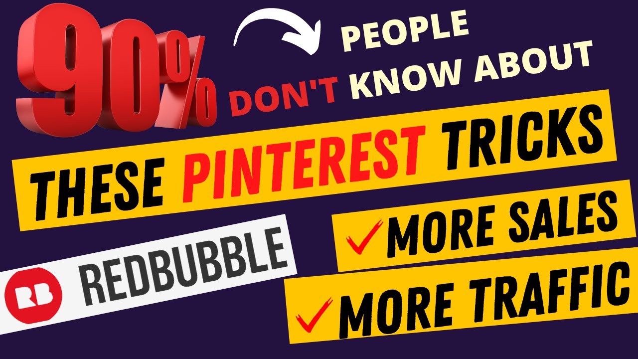 How To Promote Redbubble On Pinterest - YouTube