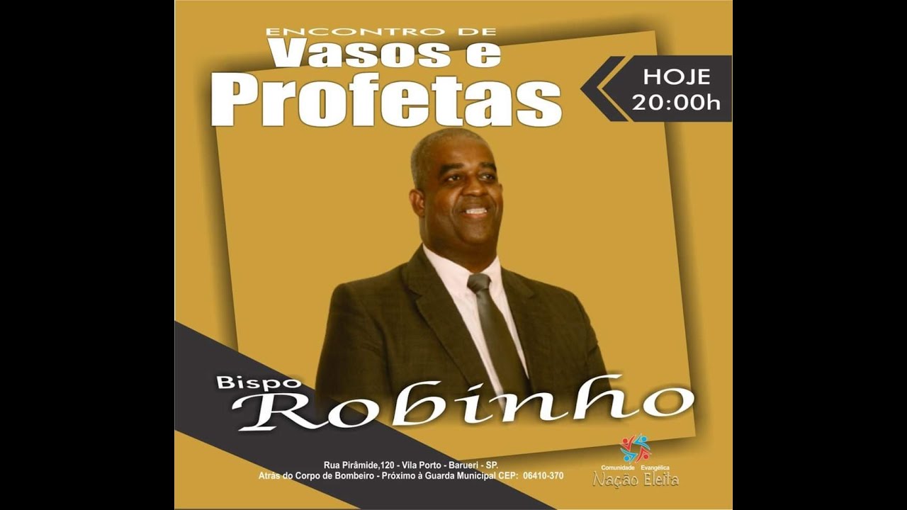 CULTO VASOS E PROFETAS - 21 12 2020 - Bispo Robinho - YouTube