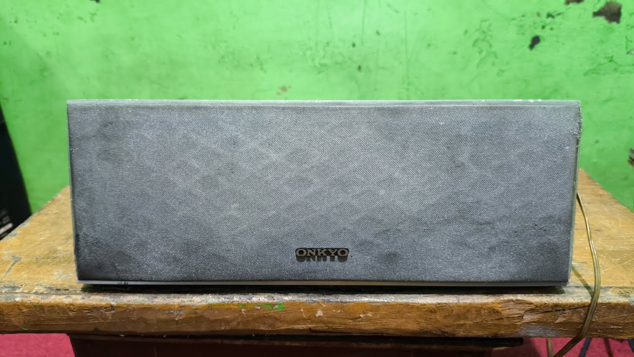 speaker center onkyo SKC 360C - YouTube