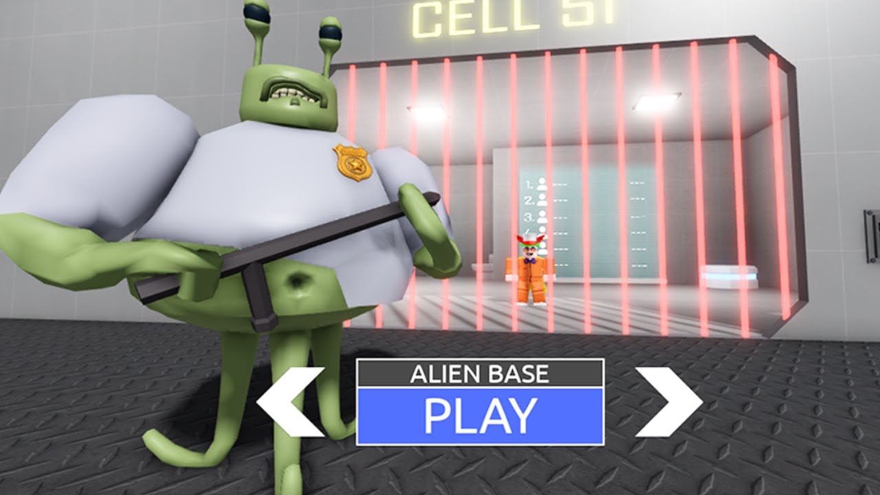 Alien Barry Prison Run | Roblox Obby #roblox #scaryobby #obby - YouTube
