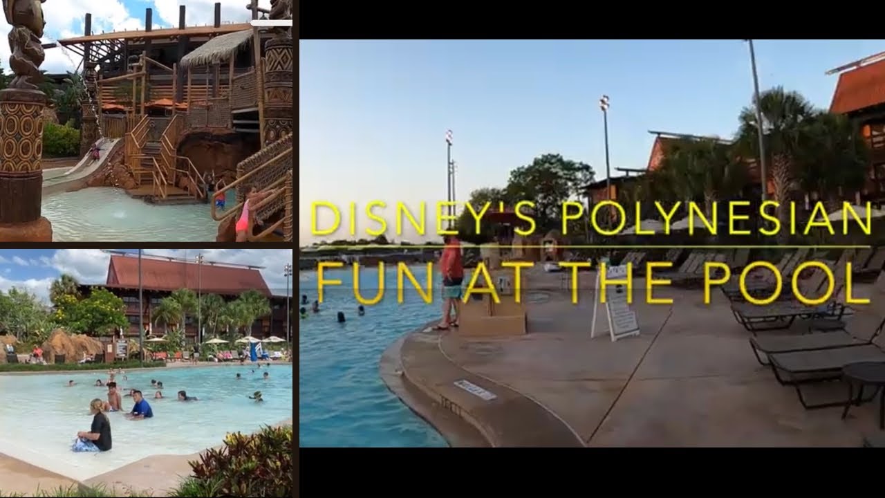 DISNEY'S POLYNESIAN RESORT POOLS - YouTube