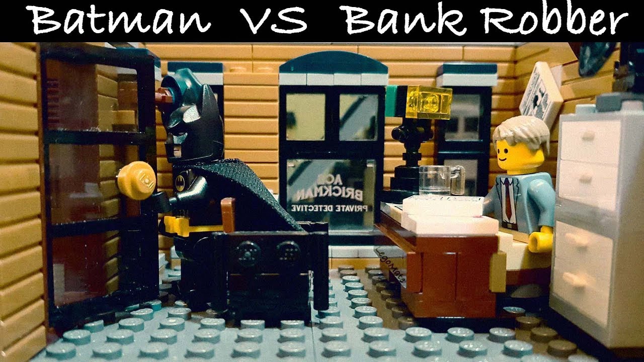 Lego Batman VS Bank Robber - Part 1 - YouTube