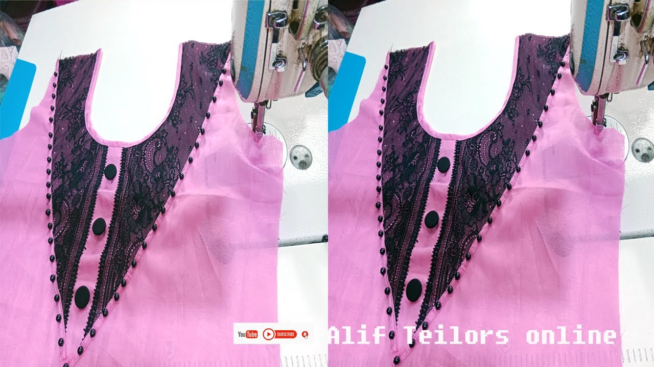 latest beautiful goala designs | নতুন ডিজাইনের জামার গলার ডিজাইন Alif ...