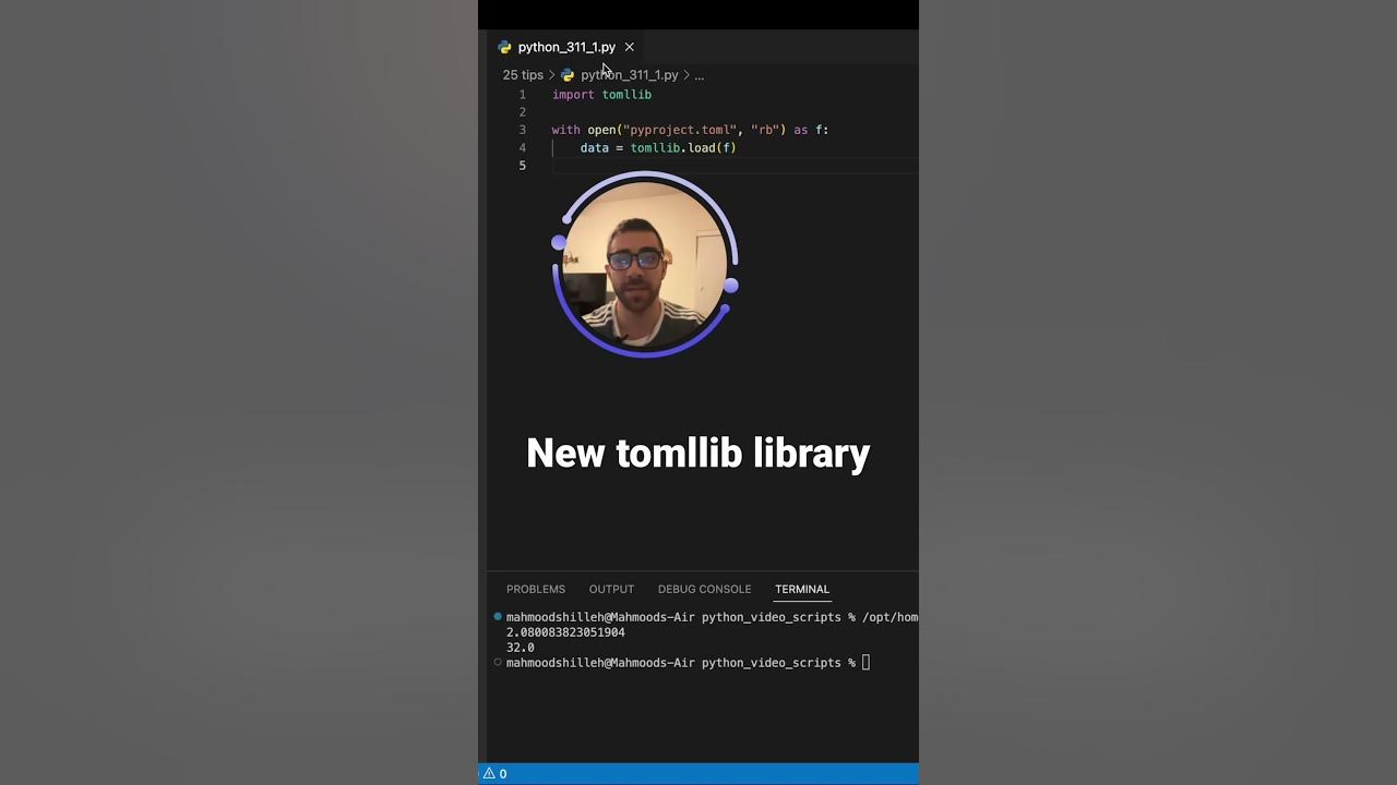 3 Tipsfeatures In Python 311 Shorts Python Programming Pythonprogramming Coding 