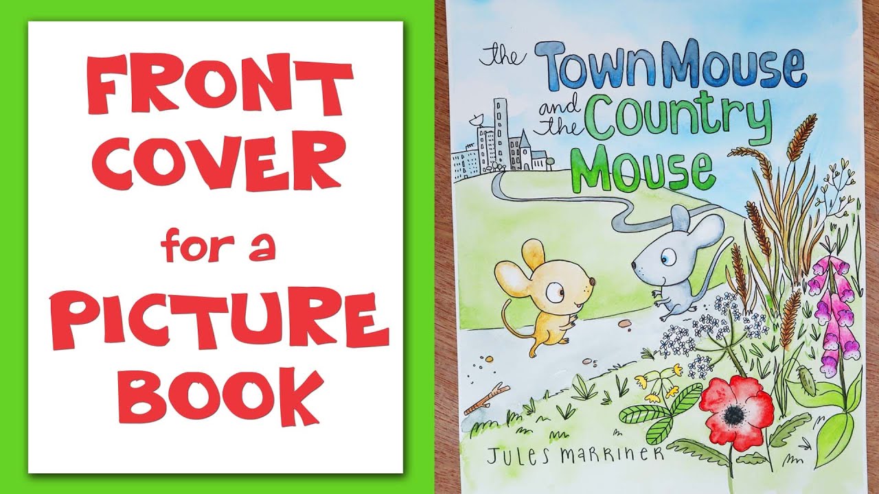 MAKING A FRONT COVER FOR A CHILDREN'S BOOK - YouTube