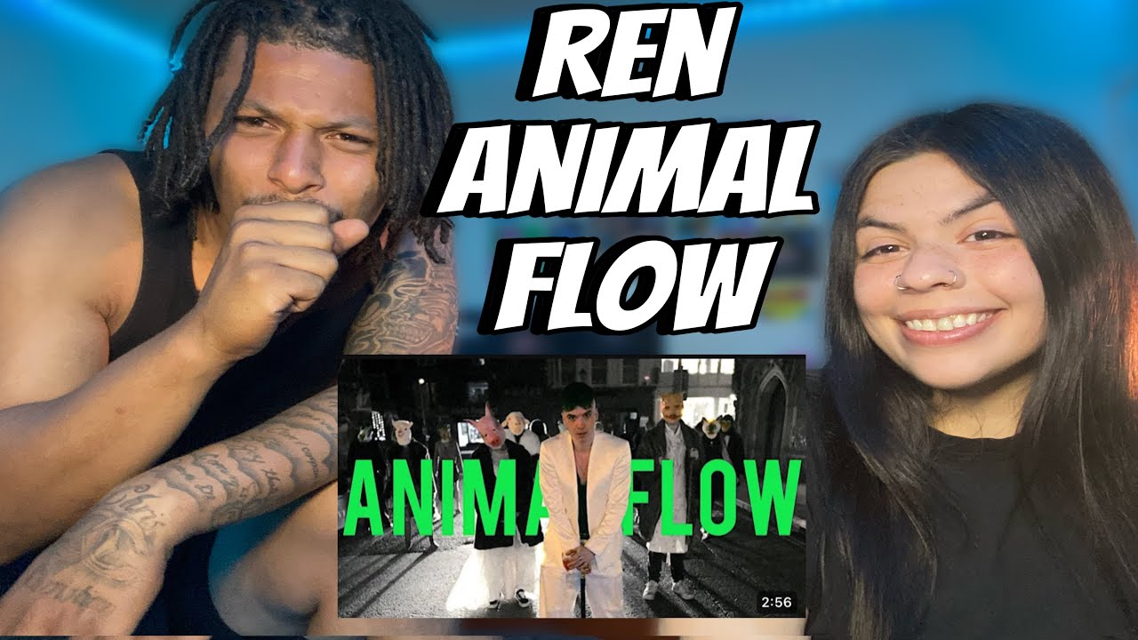 THE MASK IS CRAZY! Ren - Animal Flow (Official Music Video) REACTION ...