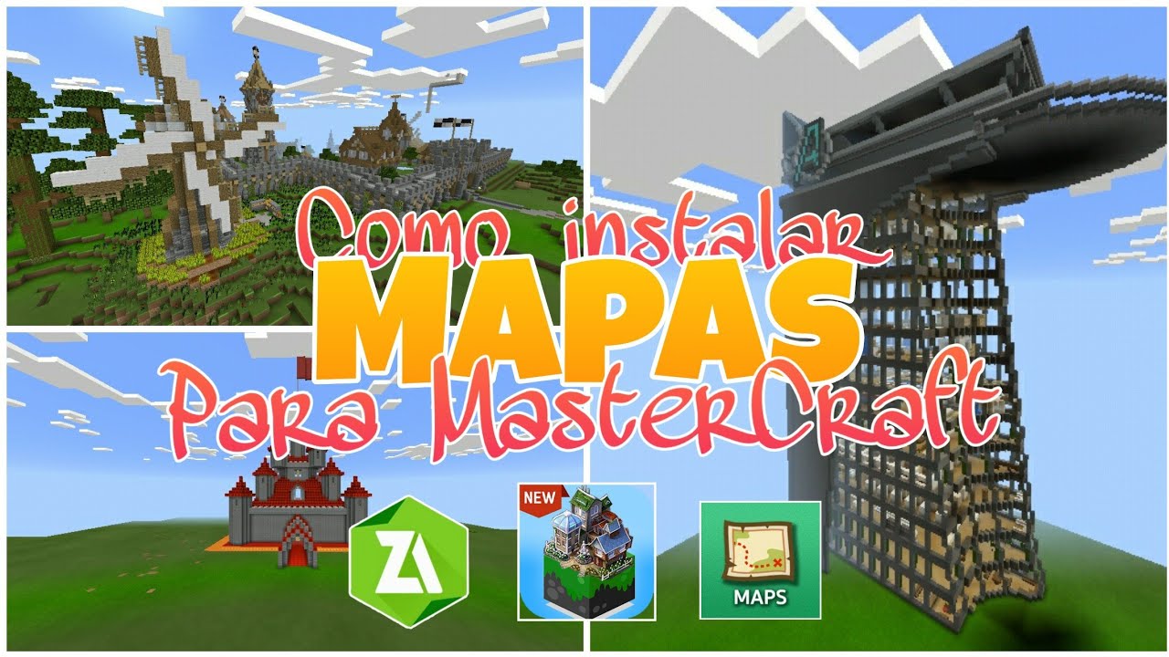 Como INSTALAR MAPAS para MASTERCRAFT | MasterCraft Tutorial | Andres ...