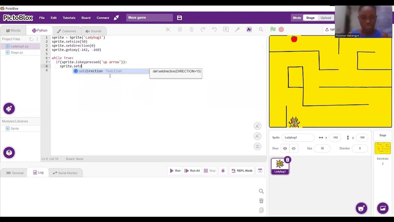 Maze Game Using Pictoblox - YouTube