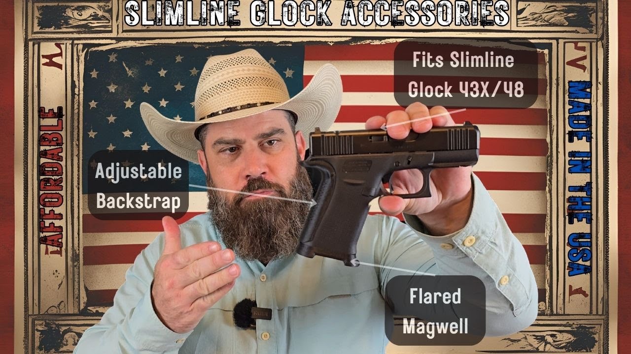 Affordable Glock 43X/48 Backstraps & Flared Magwell *MADE IN THE USA ...