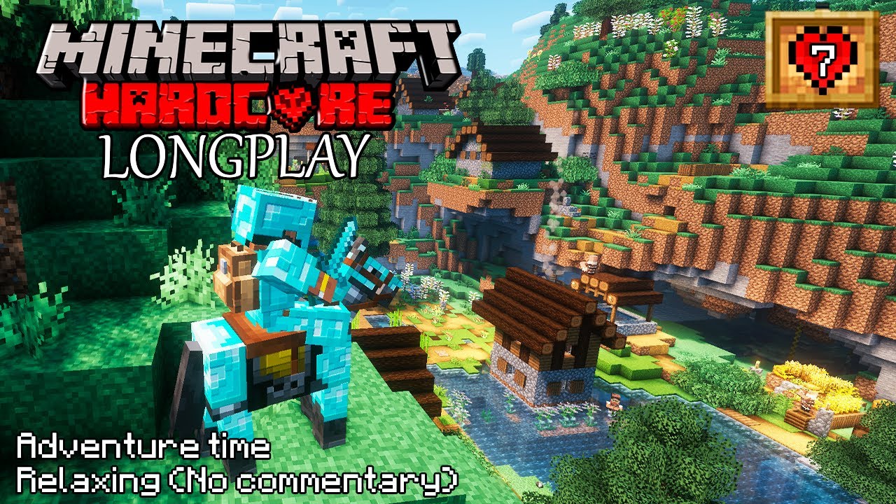 Minecraft Hardcore LongPlay -Adventure Time - A large dungeon in the ...