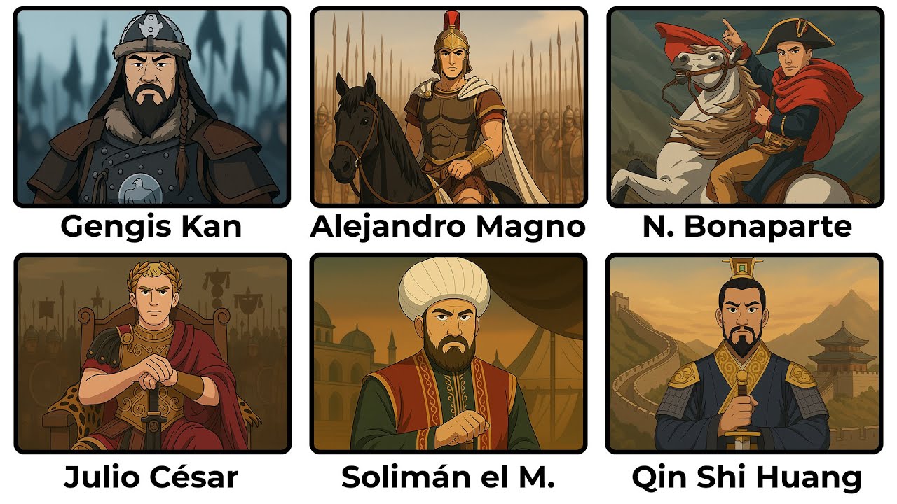Los 6 Emperadores Más PODEROSOS de la Historia en 9 Minutos - YouTube
