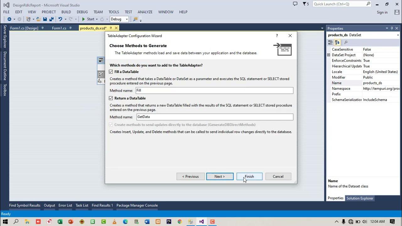 5 - How to use Stored Procedures in RDLC Report with MS SQL Server in C# - YouTube