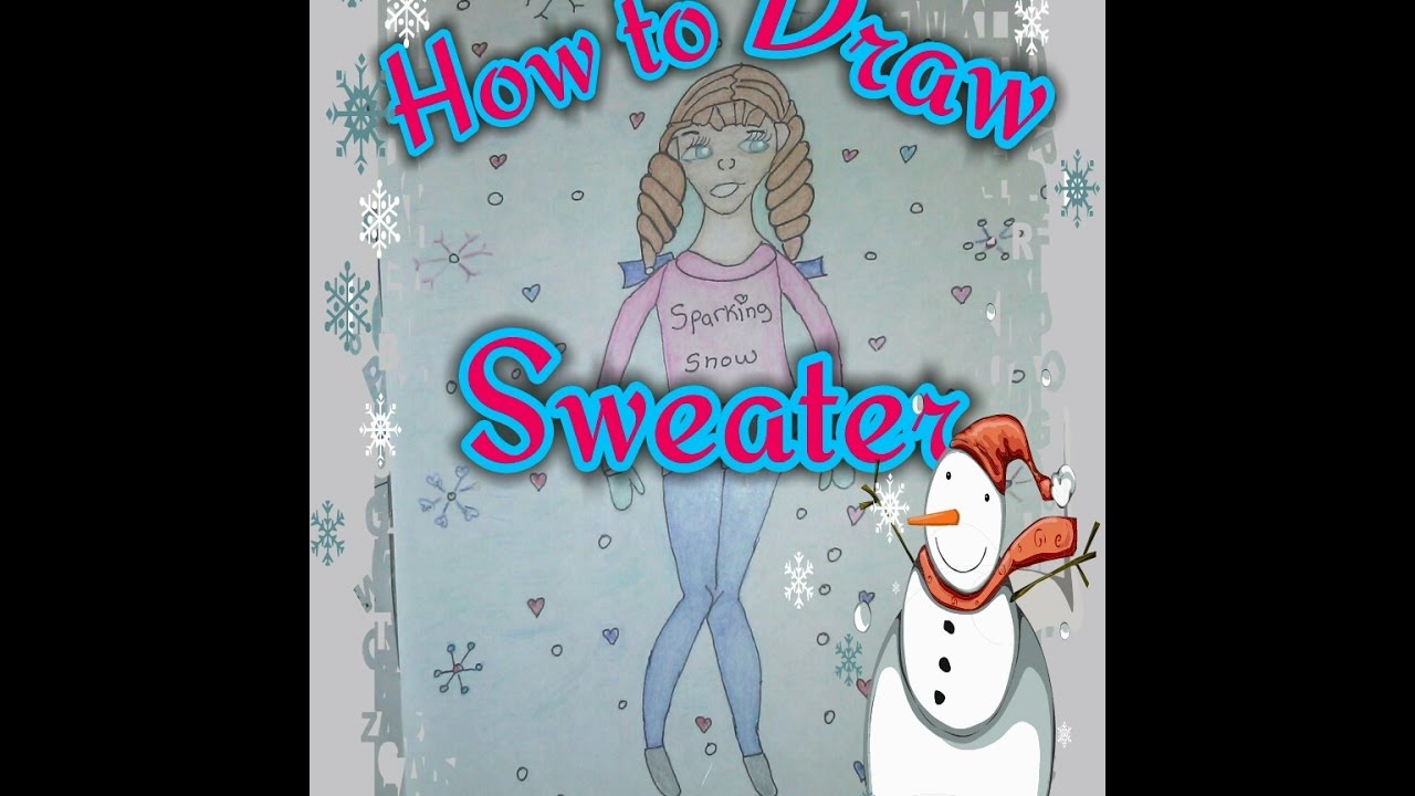 How to Draw a sweater| I am Dee Dee Crafts - YouTube