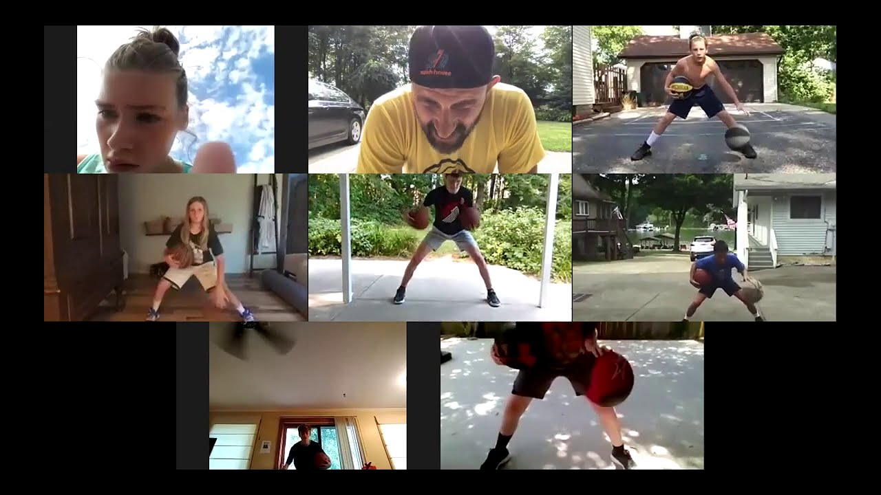 ZOOM Home Basketball Workouts for Kids - YouTube