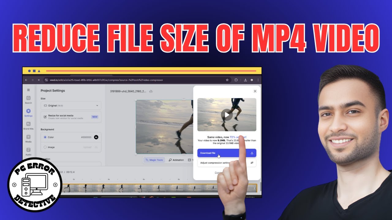 How to Reduce File Size of MP4 Video - Step-by-Step Guide [2025] - YouTube