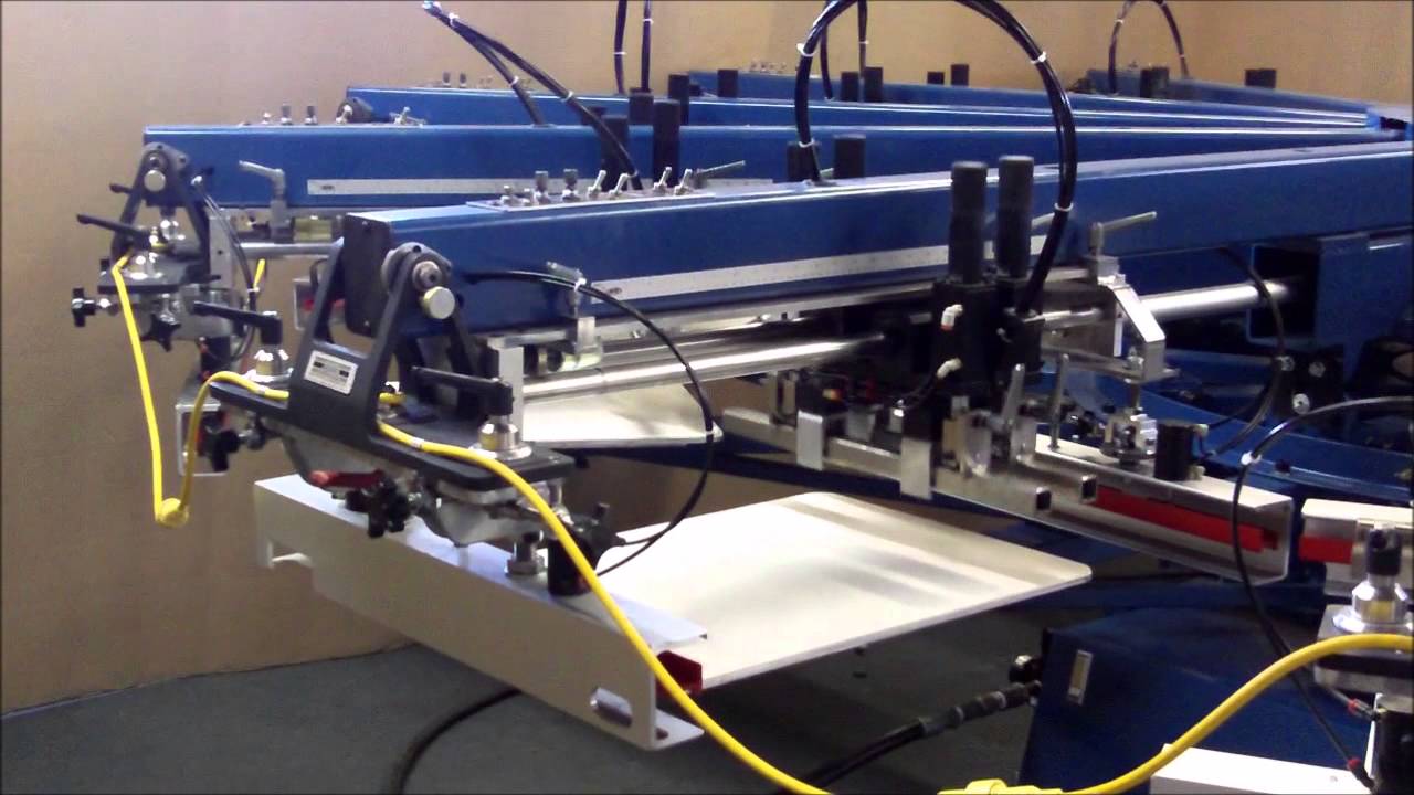 M&R Gauntlet II 10 Color Printer - YouTube