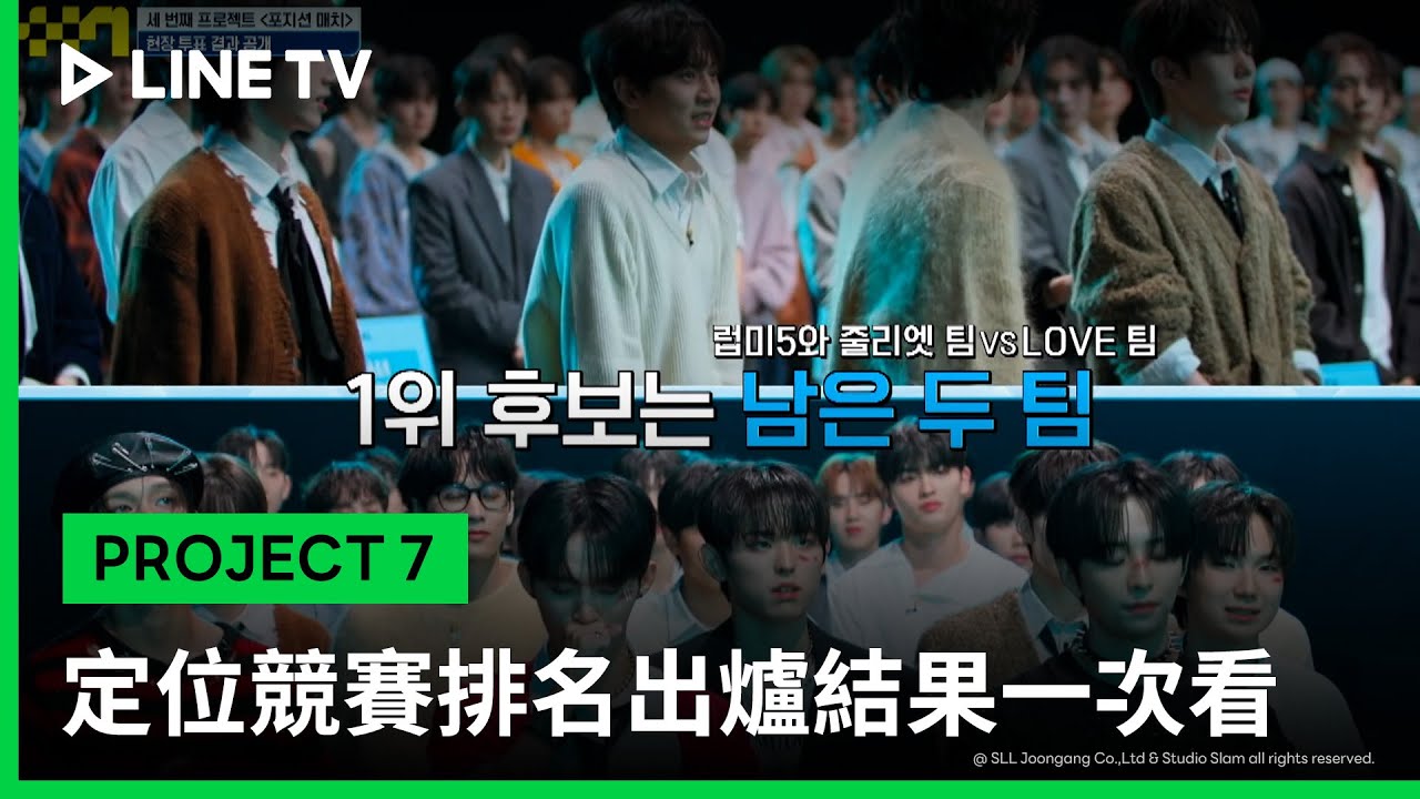 （有雷）【PROJECT 7】EP4精華：定位競賽排名出爐結果一次看！柳盈署、朴俊庶、全珉稶拿下MVP｜LINE TV 共享追劇生活 ...